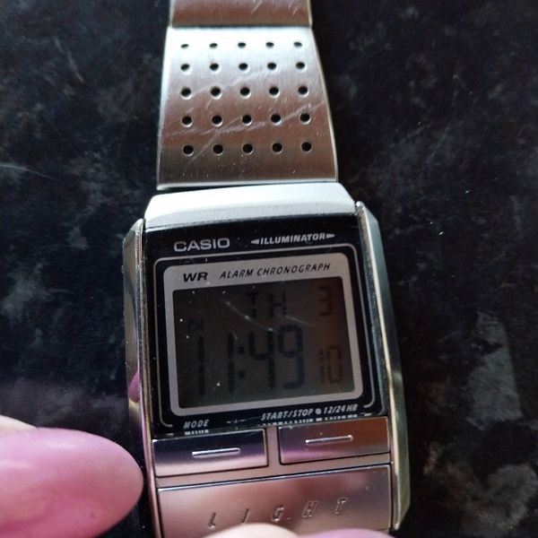 Vintage Casio A200 Alarm Chronograph Men's Digital Watch 1604 ...