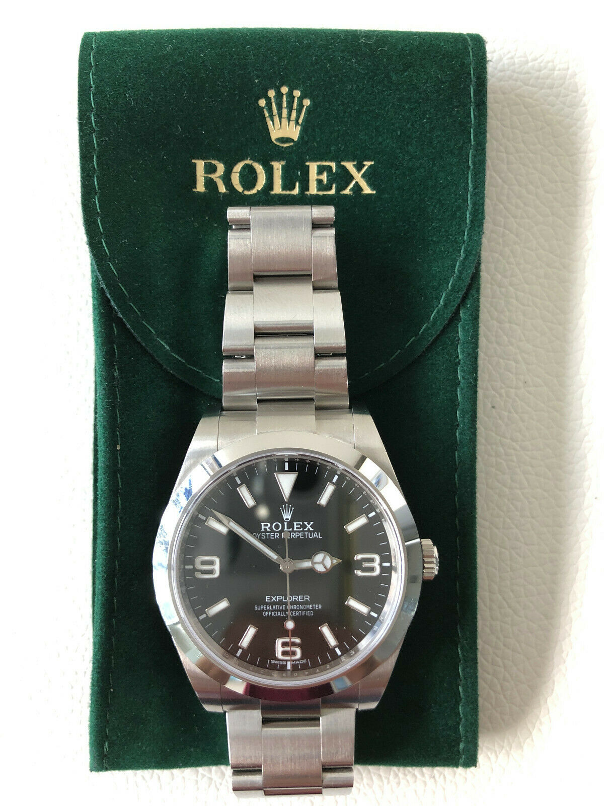 Rolex Explorer 1 214270 *Mk2* Full Lume Dial 39mm | WatchCharts Marketplace