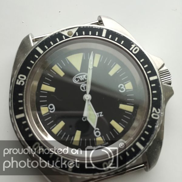 FS: 1990's Serviced CWC RN Military Tritium Quartz Issued Diver RARE ...