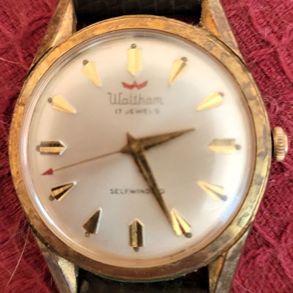 Vintage Waltham Mens Self Winding 17 Jewels Watch UNIQUE DESIGN ...