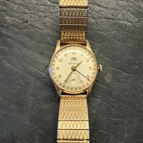 1950s Benrus CE-13 Day Date Pointer Watch (as is, read) | WatchCharts ...