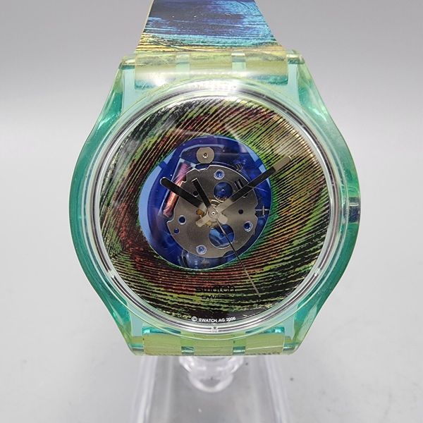 Swatch Jelly In Jelly Watch Men 38mm Blue Dial Blue Tone Round SUJS100 ...