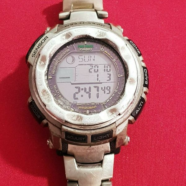 GENTS CASIO PRO-TREK PRW-2500T WATCH QUARTZ WORKING | WatchCharts