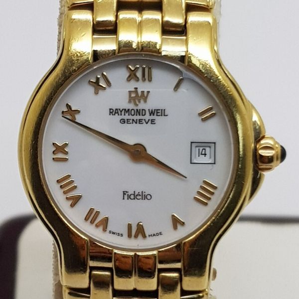 Raymond Weil Geneve Fidelio 9962 Watch 18kt Gold Plated Size 5.76-6 in ...