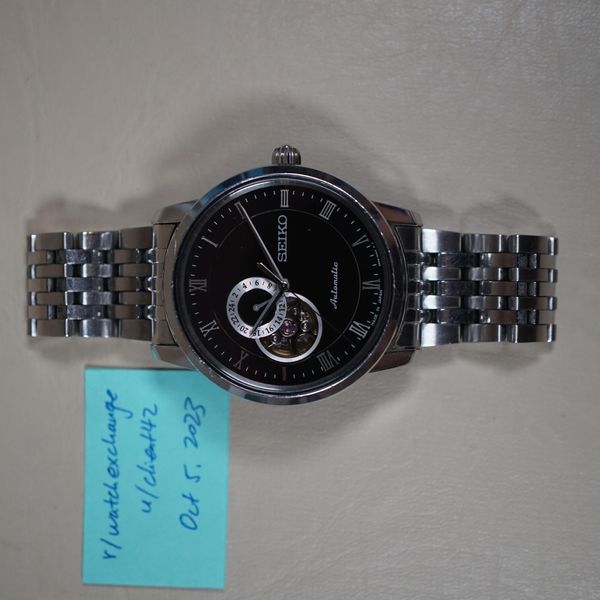 [WTS] Seiko Presage SARY063 4R39 Black Dial Open Heart Automatic - $200 ...