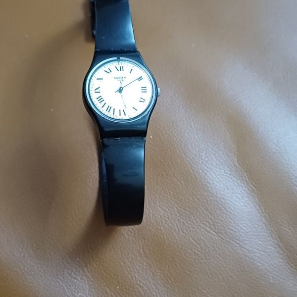 Vintage Black Swatch Watch | WatchCharts Marketplace