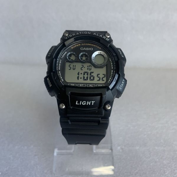 Casio Vibration Alarm Watch Black W-735H-1AVEF | WatchCharts Marketplace