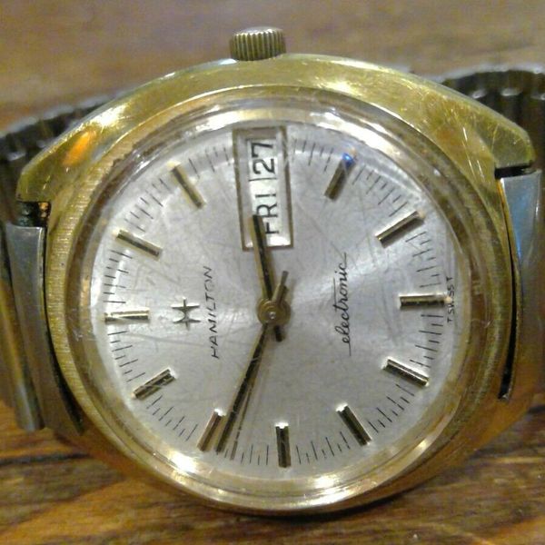 BIG 1970'S HAMILTON DAY DATE ELECTRONIC WATCH | WatchCharts Marketplace