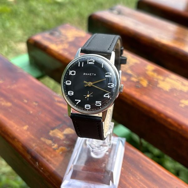Vintage Soviet USSR Watch RAKETA Made Retro Mechanical Wristwatch 1970s | WatchCharts Marketplace