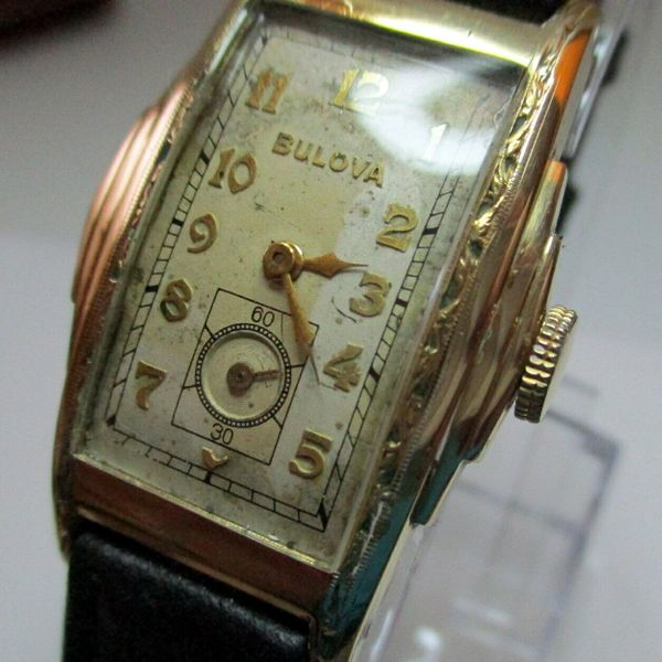 BULOVA "Ranger" 17J, USA made 10K RGP, Men's Wrist watch vintage 1941 ...