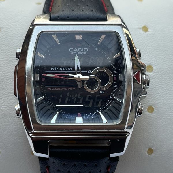 Casio Edifice EFA-120 Module 4334 Analog/Digital Very condition New ...