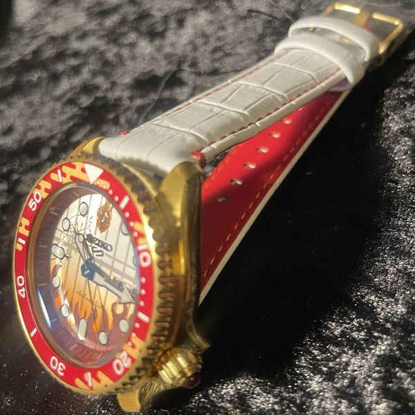 Rengoku Seiko 5 - Demon Slayer SRPJ28K1 4R36 Auto Watch Limited 500pcs ...