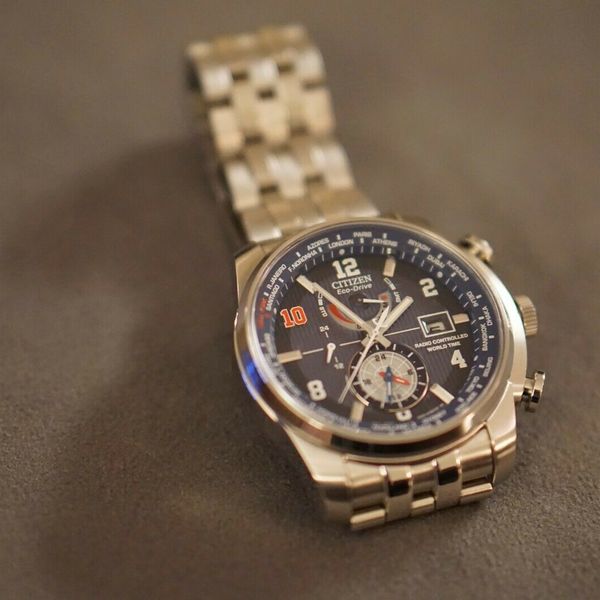 CITIZEN Eco-Drive AT9010-52M limited edition ELI MANNING Watch ...