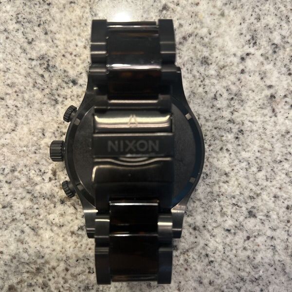 Nixon 51-30 Chrono Tortoise Shell Menâ s | WatchCharts Marketplace