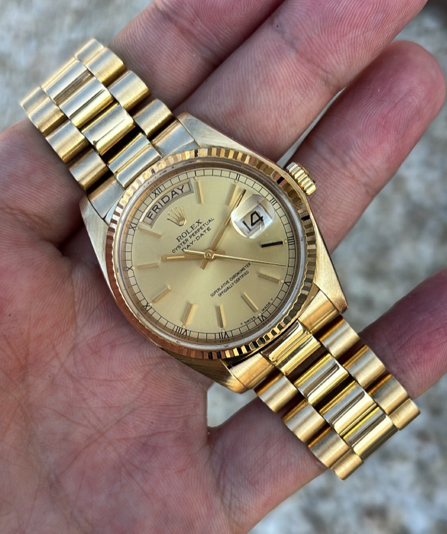 [WTS] Crispy Rolex Day-Date “Tony Soprano” from 1981! Tight bracelet ...