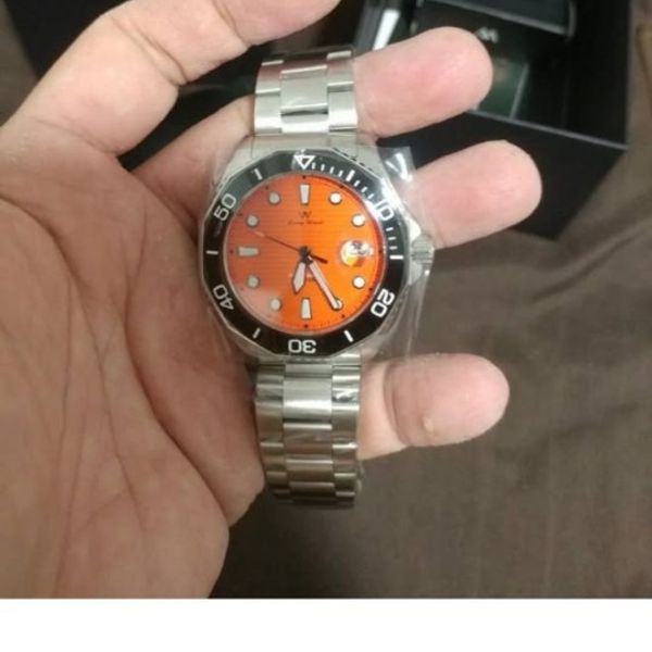 Homage aquaracer Orange Dial automatic Watch | WatchCharts Marketplace