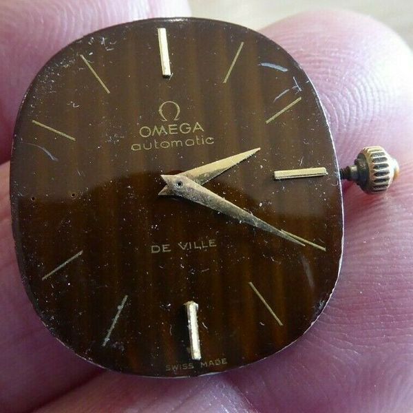 VINTAGE OMEGA AUTOMATIC DE VILLE 24 JEWELS CAL. 711 WRISTWATCH MOVEMENT ...