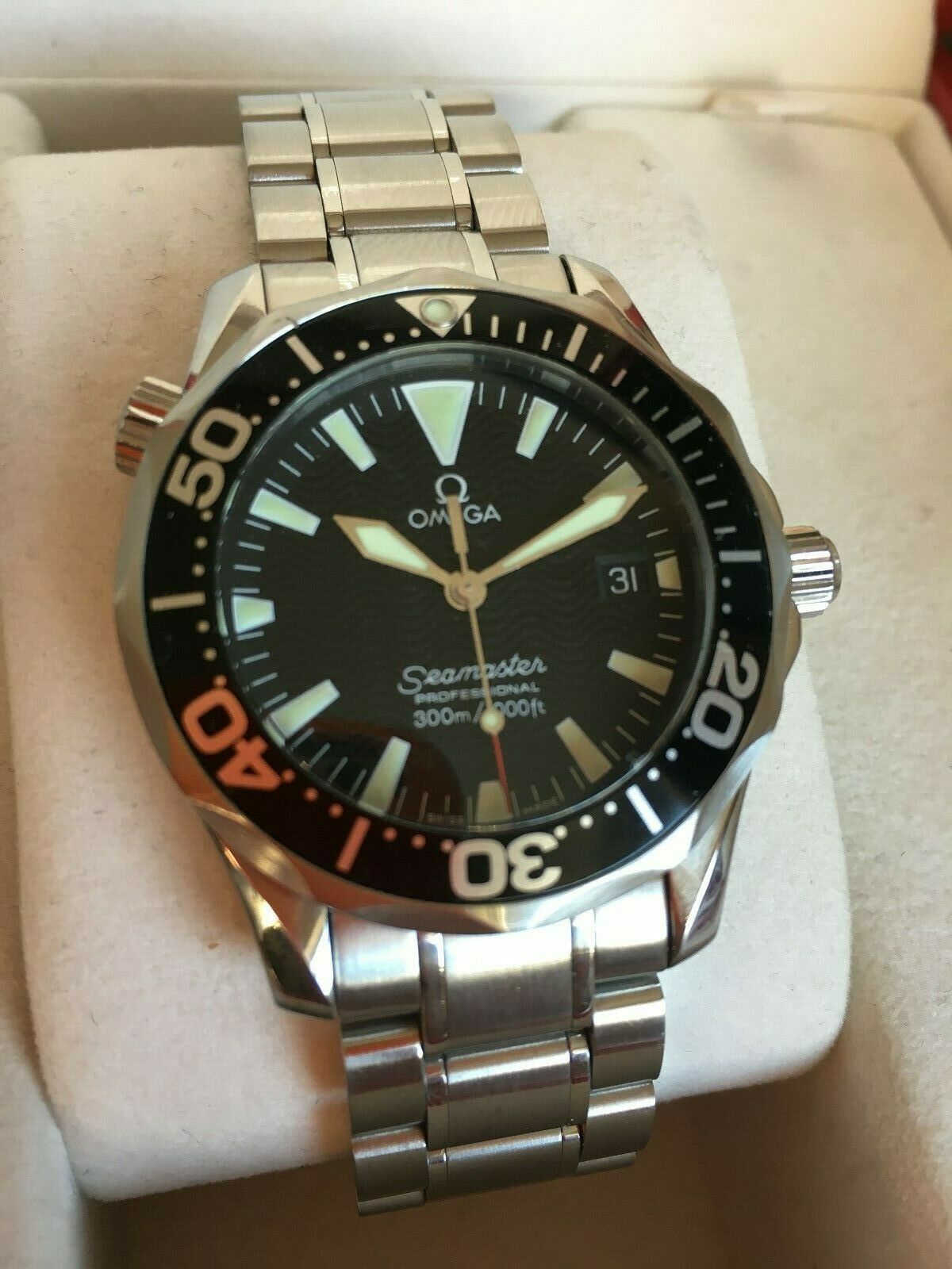 OMEGA SEAMASTER PRO MID SIZE 36mm QUARTZ DIVER 2262.500 - PX ...