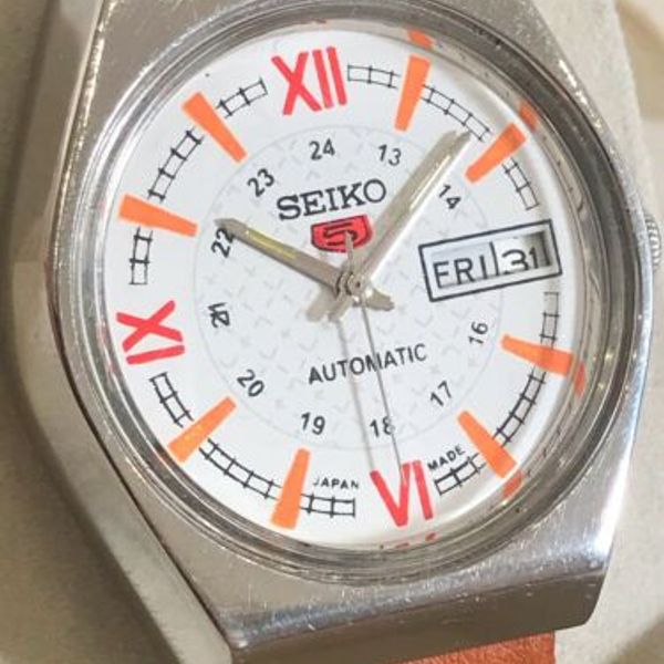 Seiko 5 Automatic Watch Automatic 6309-5120 Excellent Condition Working ...
