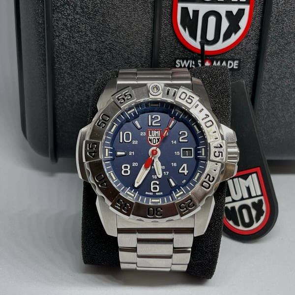 Luminox Navy Seal Blue Dial SS Band XS.3254 Series Men’s Watch ...