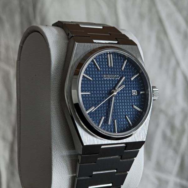 Seiko PRX Automatic 40mm Men's Watch Blue Dial Steel Custom Mod ...
