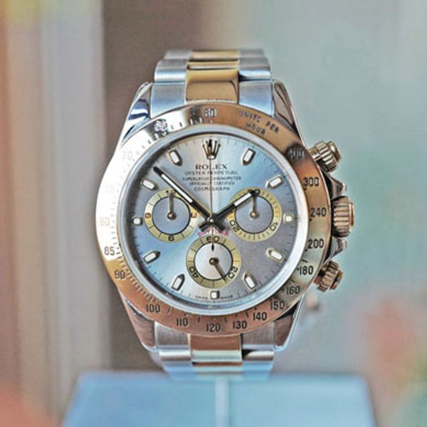 FS ROLEX DAYTONA COSMOGRAPH Steel & Gold Grey Sunray Dial Ref. 116523 ...