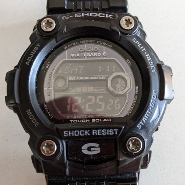 Casio G-SHOCK GW-7900 Digital Solar Wave Ceptor Watch with Tide & Moon ...