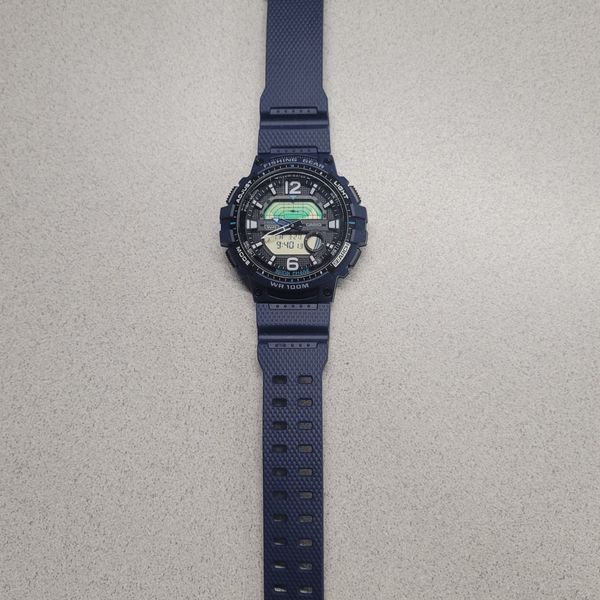 MINT Casio Fishing Gear WS-1250H Watch, Blue, Never Worn. | WatchCharts ...