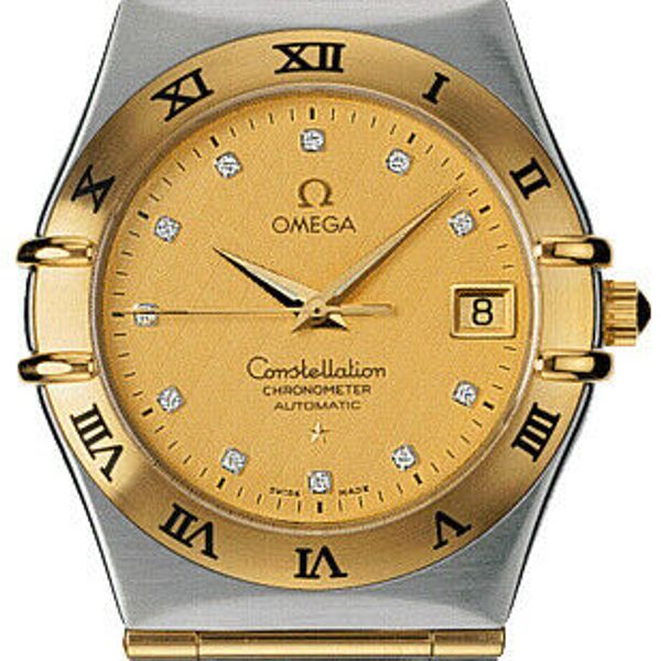 Omega Mens 1202.15.00 Constellation Automatic Chronometer two Tone ...