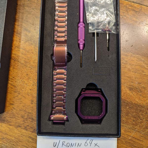 [WTS] G-Shock 5610 Series Purple Full Metal Mod Kit | WatchCharts