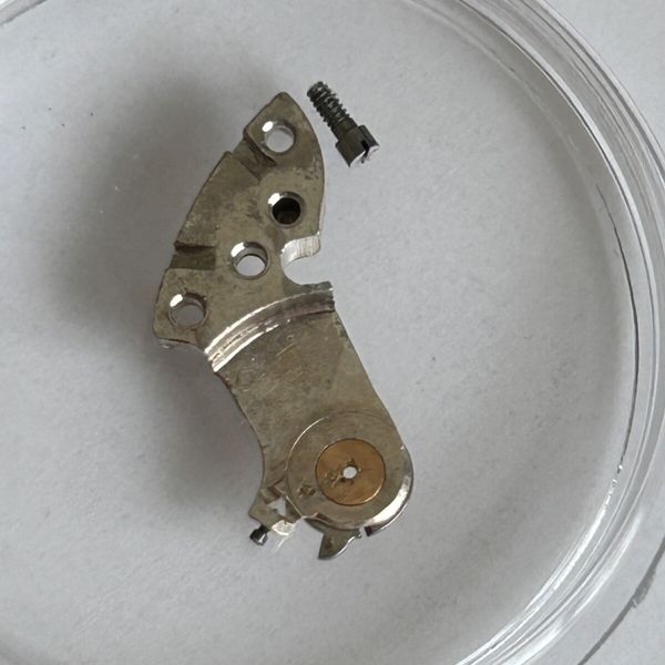 Vintage Rolex Watch Movement 1030 balance wheel bridge missed stone ...
