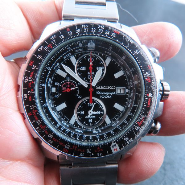 7T62 Japan Seiko Chronograph 100M Quartz Men Watch | WatchCharts ...