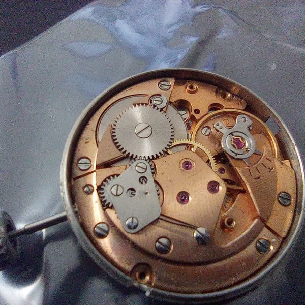 Enicar Sherpa Diver Super jet watch movement New Runs Perfectly AR 145 ...