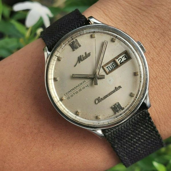 Mido Commander Chronometer 5039 Automatic Men watch vintage Swiss Made ...