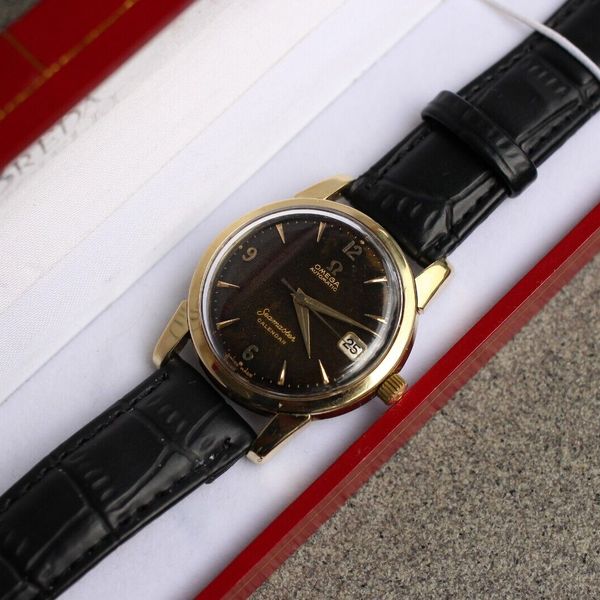 Omega Seamaster Calendar Automatic 2849-7SC Black dial date (Beefy Lugs ...