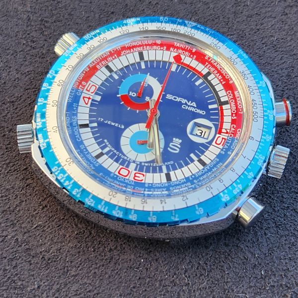 Sorna worldtimer chronograph | WatchCharts Marketplace