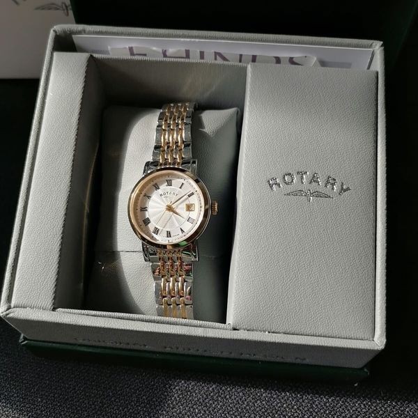 Rotary Windsor Two Tone Bracelet Watch for ladies. | WatchCharts ...