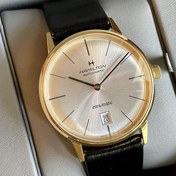 [WTS] Hamilton Intra-matic 38 Gold PVD $450 | WatchCharts Marketplace