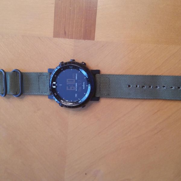 Suunto Core All Black Military, OEM strap and Nylon Diver Strap w/Lugs ...