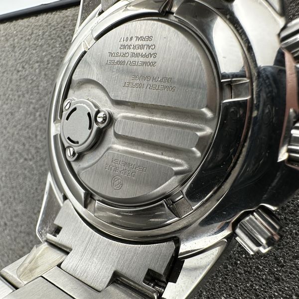DEEP BLUE PROFESSIONAL DIVER CHRONOGRAPH QUARTZ 200M DIVER, DATE, BLACK ...