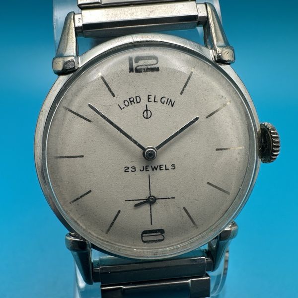 Vintage Lord Elgin Mens 32 mm Watch 23 Jewel Mechanical Movement (6017 ...
