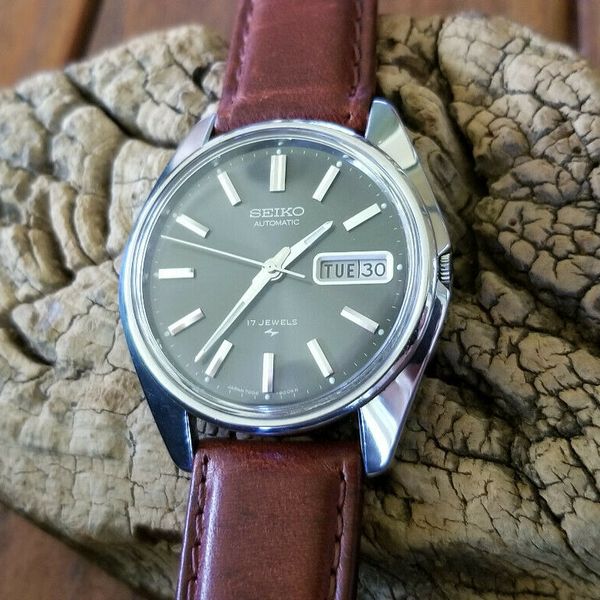 Vintage Seiko 7006-8007 Automatic 17 Jewels S.S. Water Resistant Case ...