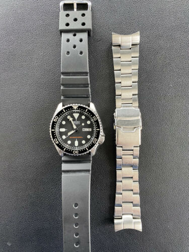 Seiko SKX007 Automatic Black Dial, SKX007K2, w/ Strapcode Super-O ...