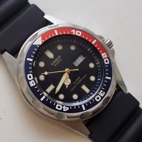 VINTAGE CASIO ANA DIGI PEPSI WATCH MM-200W MADE IN JAPAN | WatchCharts ...