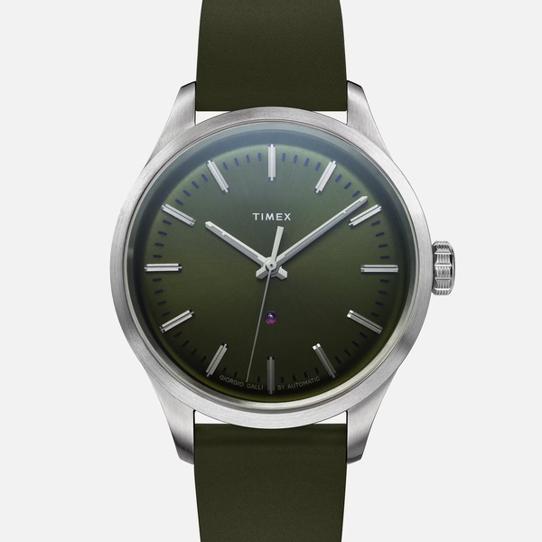 Timex Giorgio Galli S1 38 mm Automatic watch green dial NEW ...