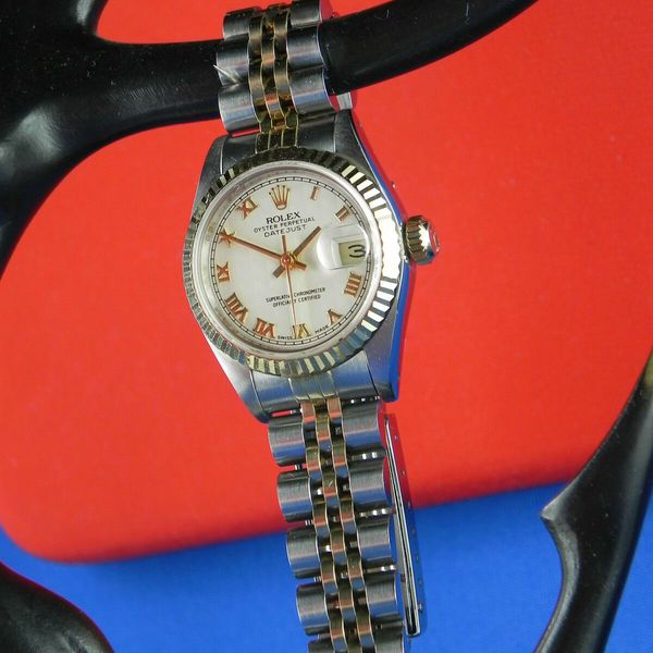 Rolex St/Gold Damen Oyster Perpetual 69173 mit Original Rolex Zertifikat u.-Box | WatchCharts ...