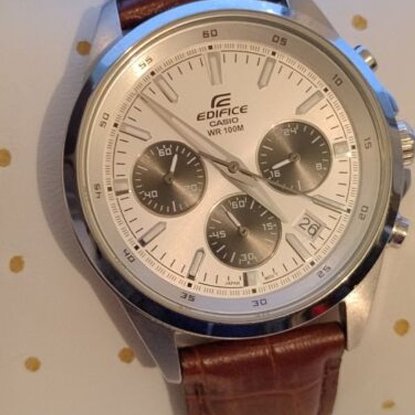 Casio Edifice Mens Watch EFR-527 "Panda" | WatchCharts Marketplace