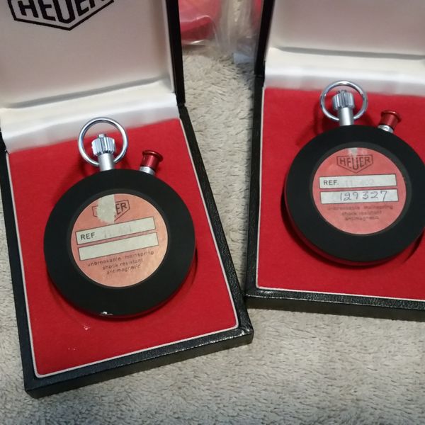 NOS Heuer Rattrapante 11.401 and 11.402 | WatchCharts Marketplace