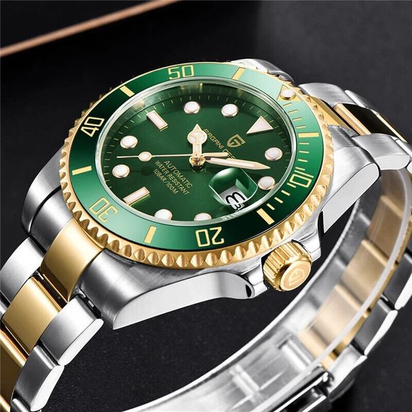 Pagani Design PD1639 Automatic Luxury Waterproof Diver Stainless ...