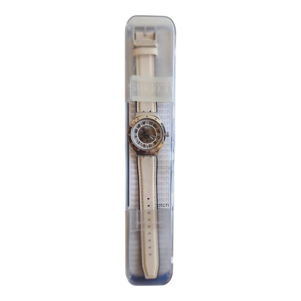 Rare Swatch Irony Automatic Watch ROSETTA BIANCA YAS109 New old stock ...